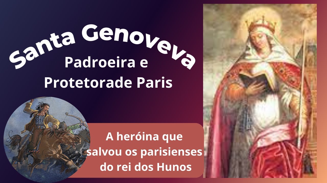 Santa Genoveva a história da Padroeira de Paris - YouTube