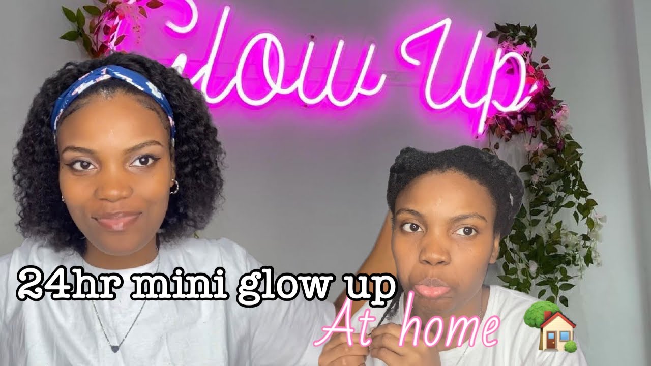 Mini glow up transformation *at home*🪄🏡 (en 24h) - YouTube