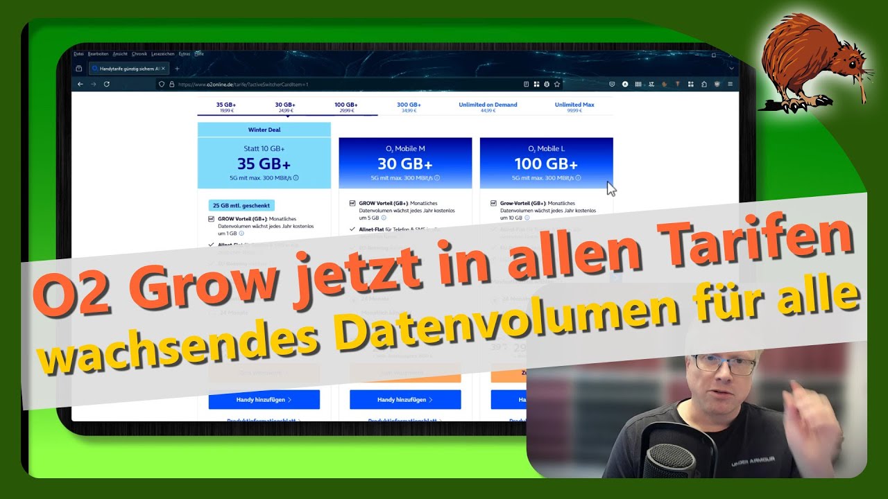 o2 Grow für alle: Jährlich mehr Datenvolumen für Vertragstreue - YouTube
