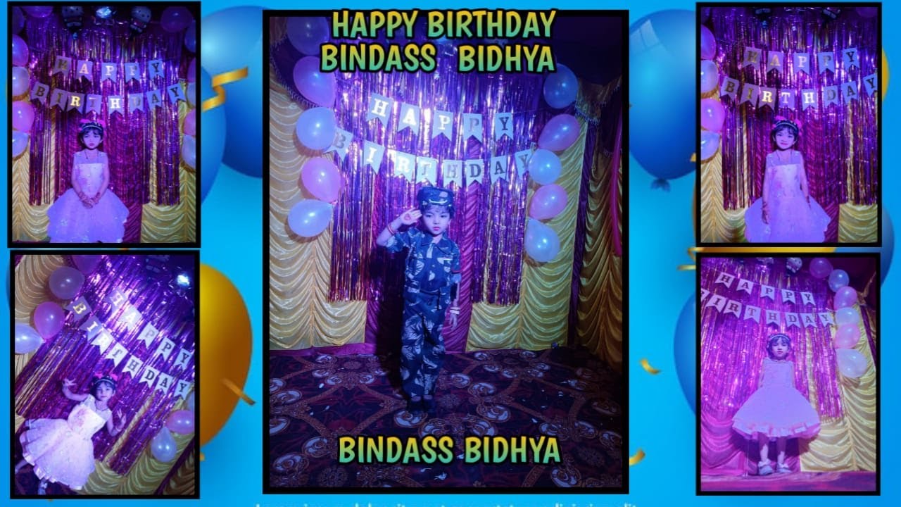 BINDASS BIDHYA First YouTube Vlog Uske 5 saal ka Birthday 🎉 Vlog ka sath - YouTube