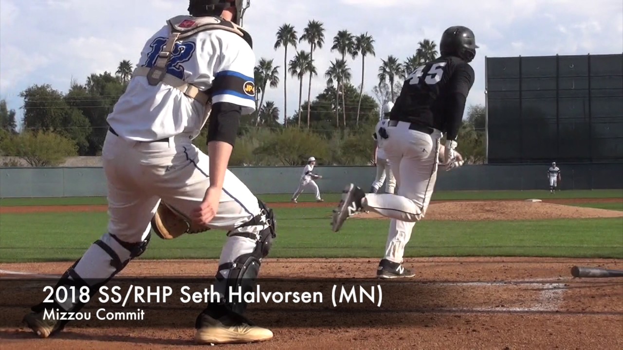2018 SS/RHP Seth Halvorsen (MN), Mizzou Commit 1/14/17 - YouTube