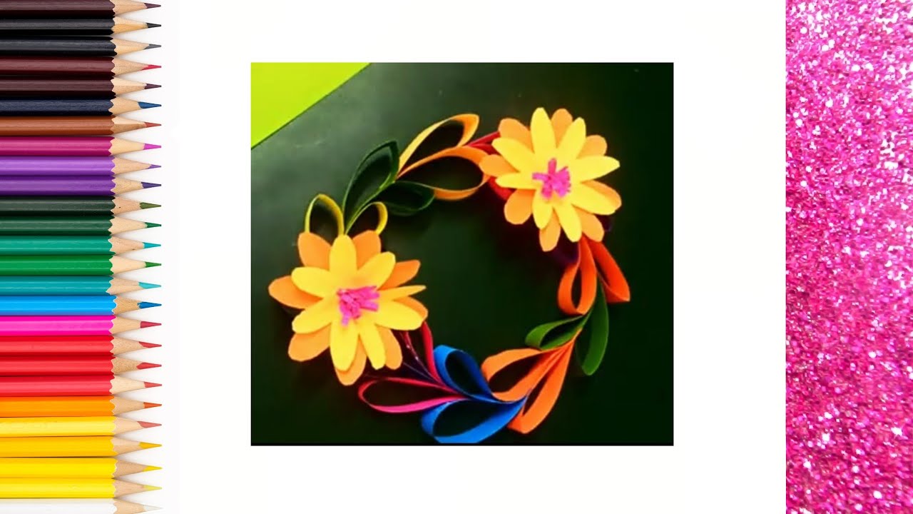 DIY - Simple Paper craft -very very easy paper craft - YouTube