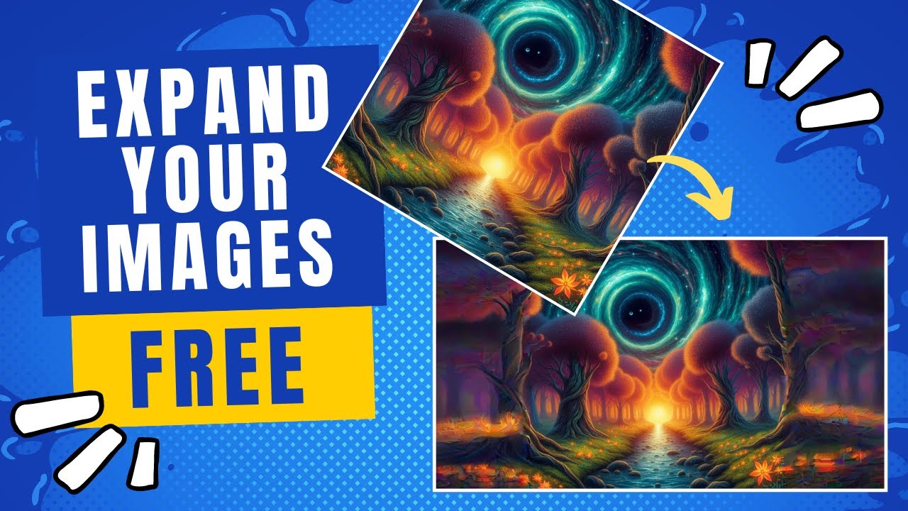 Quick, Easy, and Free AI image expander - YouTube