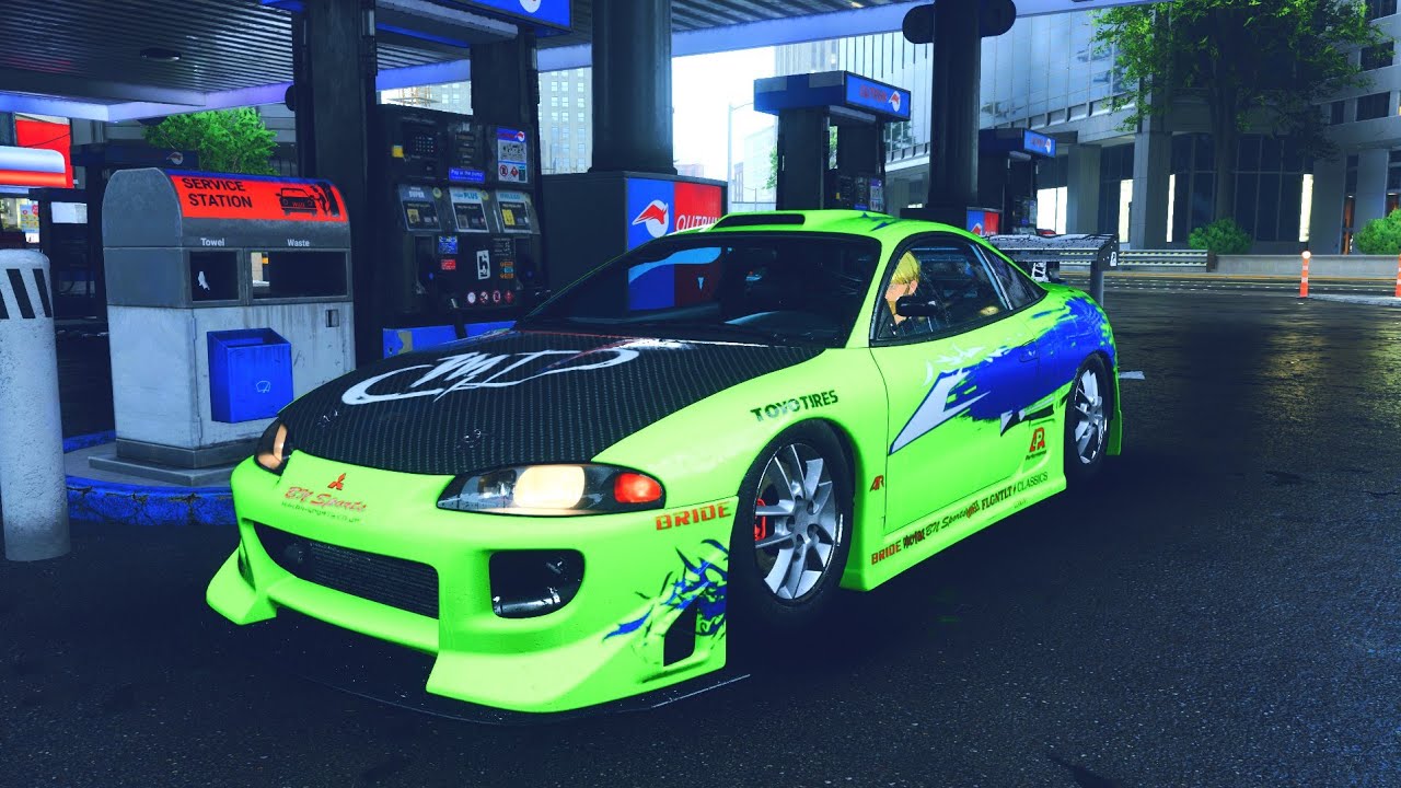 NFS Unbound: FAST AND FURIOUS MITSUBISHI ECLIPSE GSX - YouTube