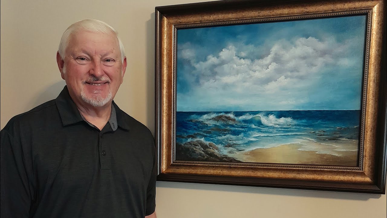 Seashore Wave by Artist, Terry Anderson - YouTube