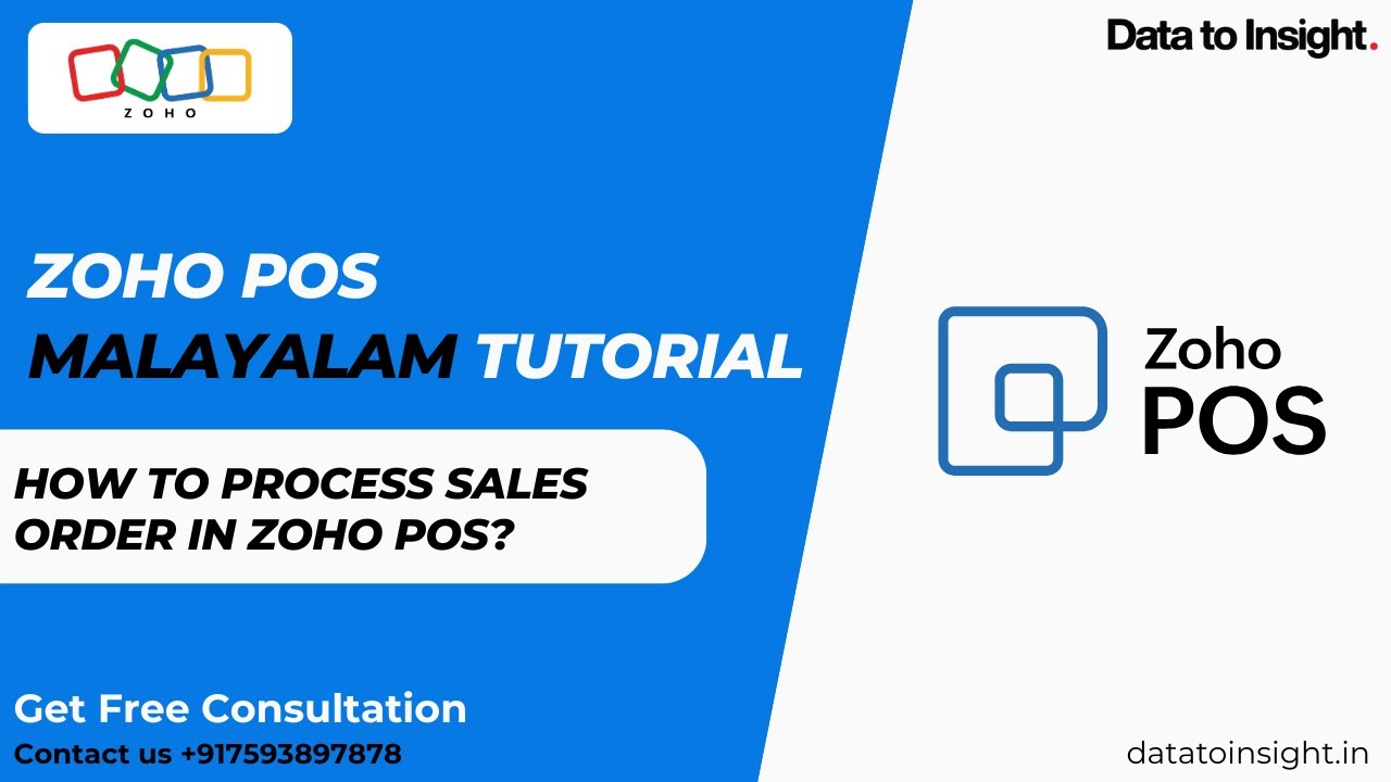 How do I process a sales order in Zoho POS? | Billing Software ...