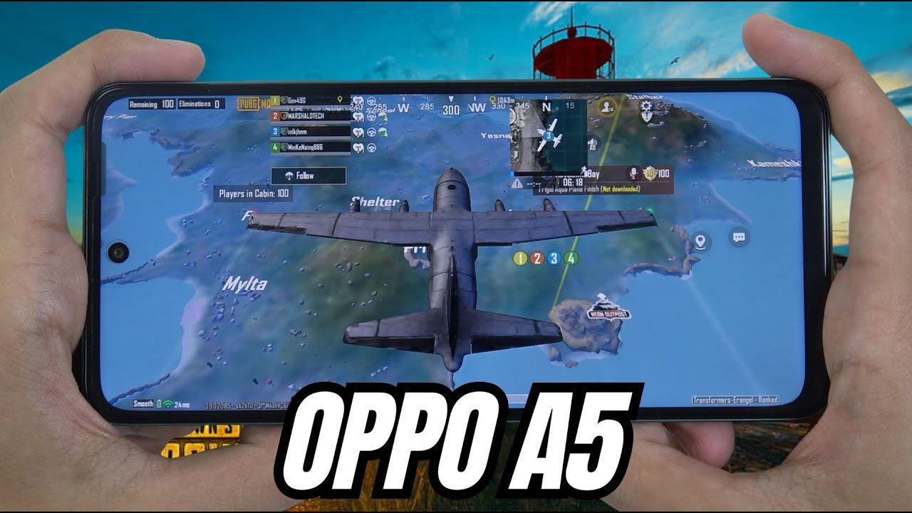 Oppo A5 test game PUBG Mobile | Dimensity 6300 - YouTube