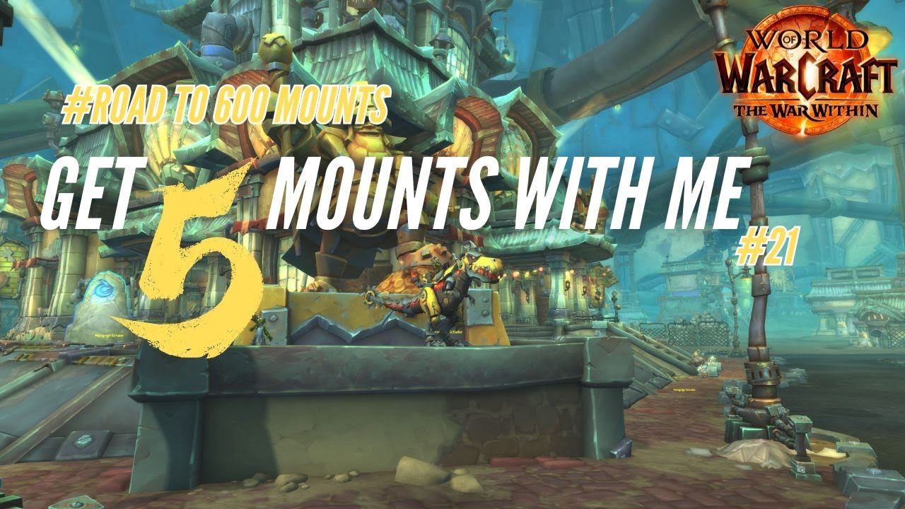 World of Warcraft - Mounts all around the World | Get 5 Mounts with me ...