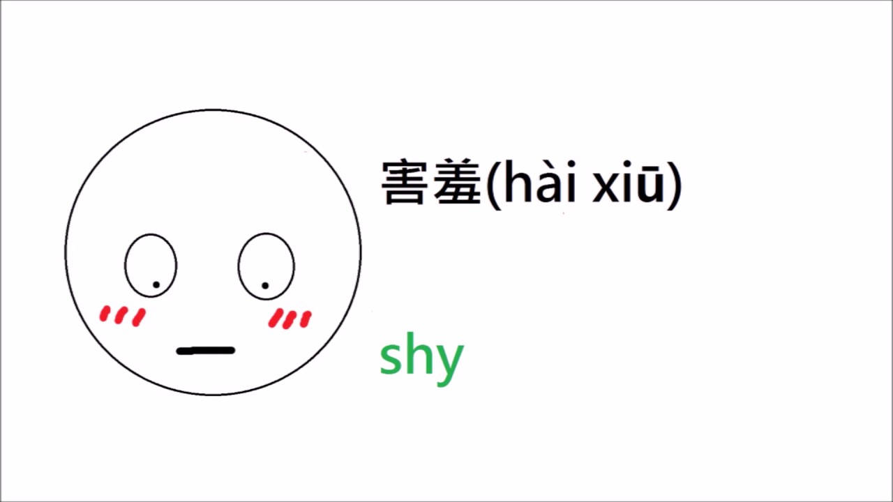 Chinese vocabulary:Emotions - YouTube