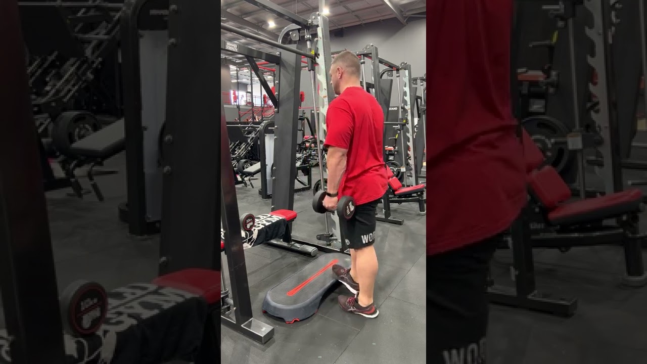 Standing Single Leg Calf Raise - YouTube