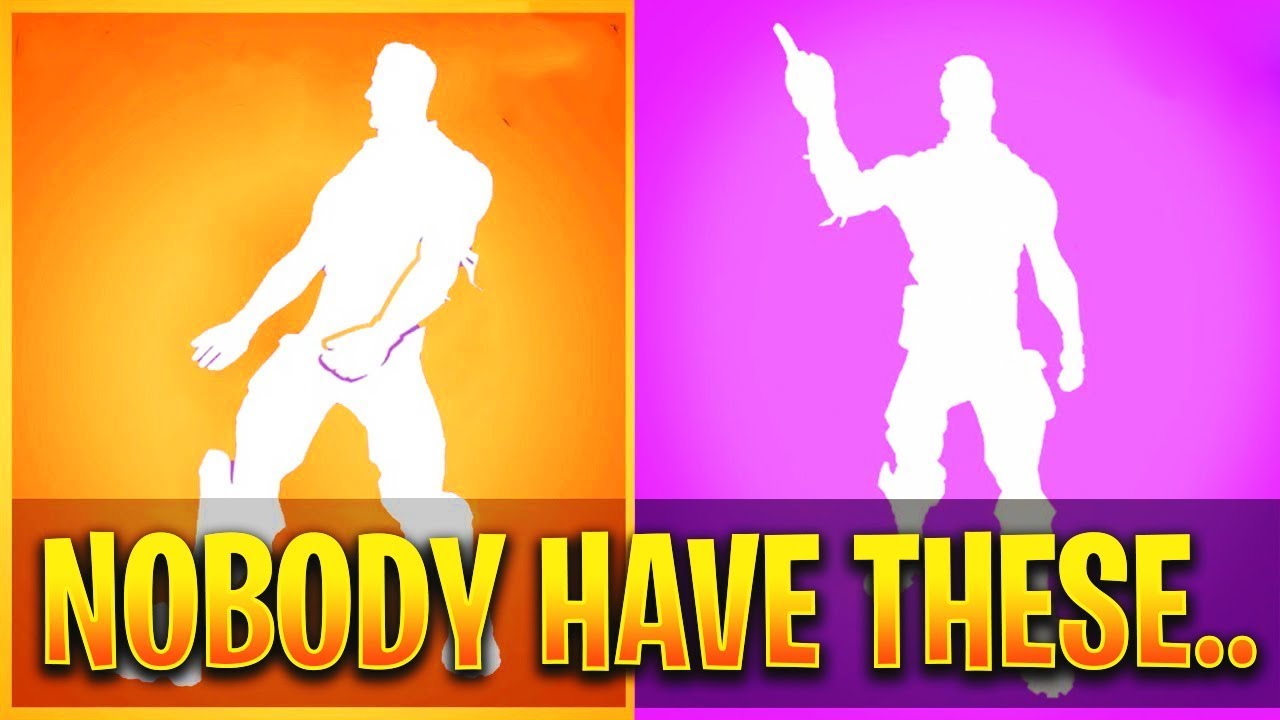 7 RARE Fortnite Emotes ONLY 0.1% of Players Have.. - YouTube