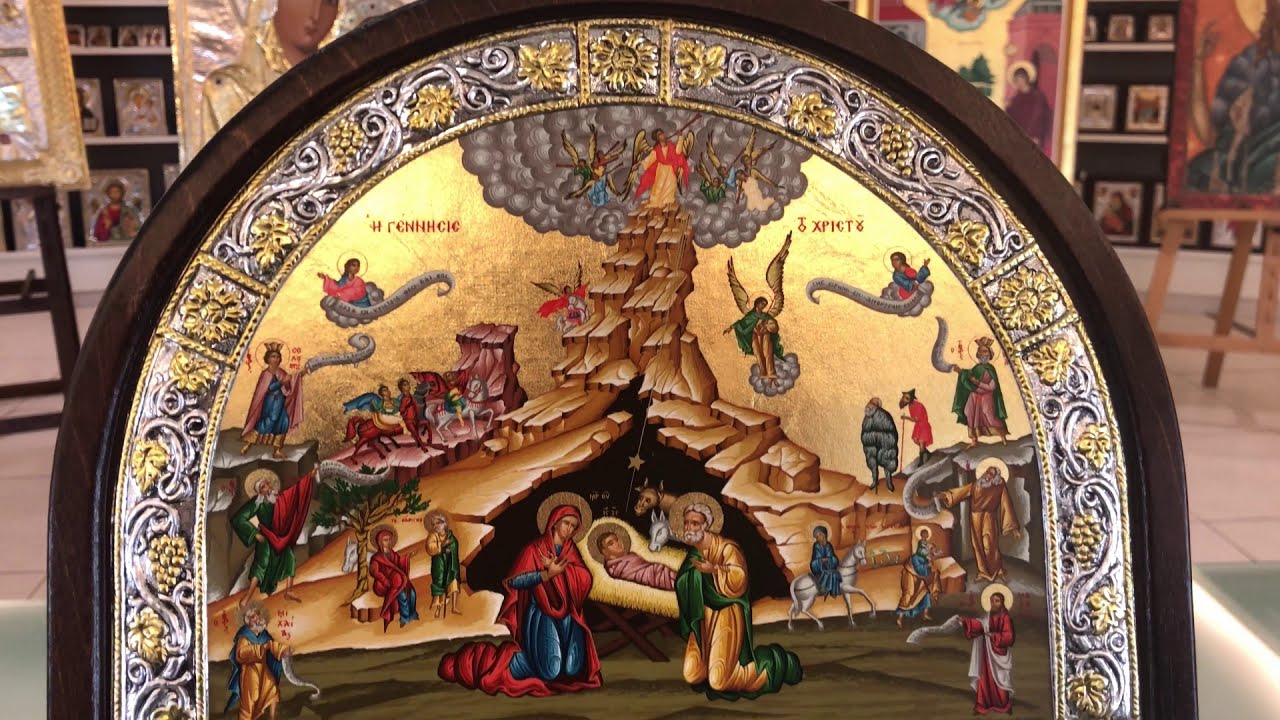 The Birth of Jesus Christ - Nativity Orthodox icon (D Series ...