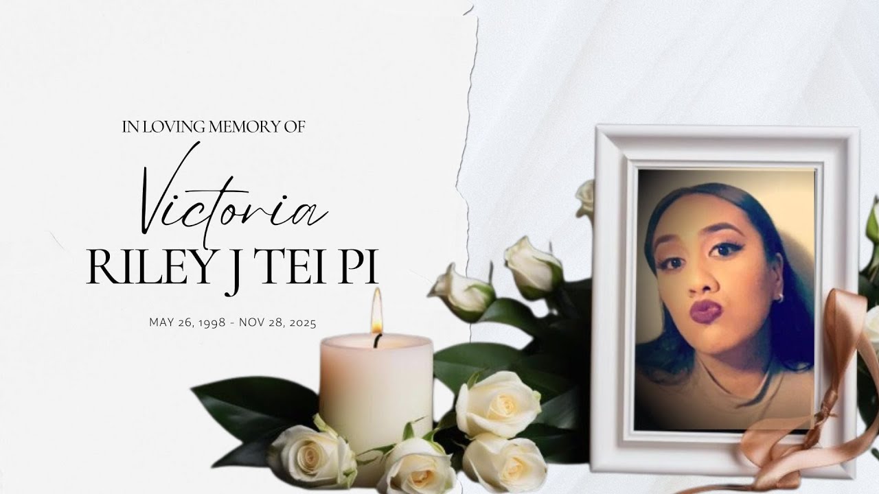 Funeral Service of Victoria Riley J Tei Pio - YouTube