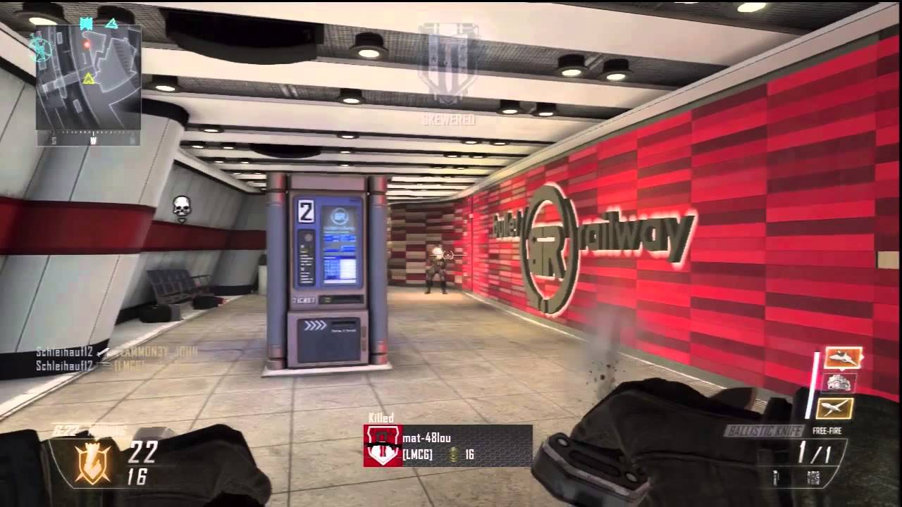 BO2: 7 Ballistic Kill Streak (FRENZY kill) + Road to Gold Ballistic ...