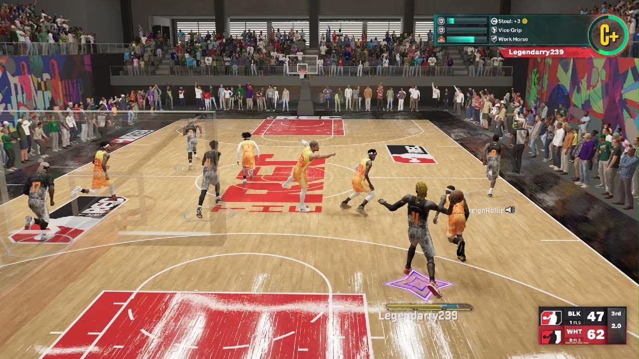 NBA 2K23 fullcourt green release - YouTube