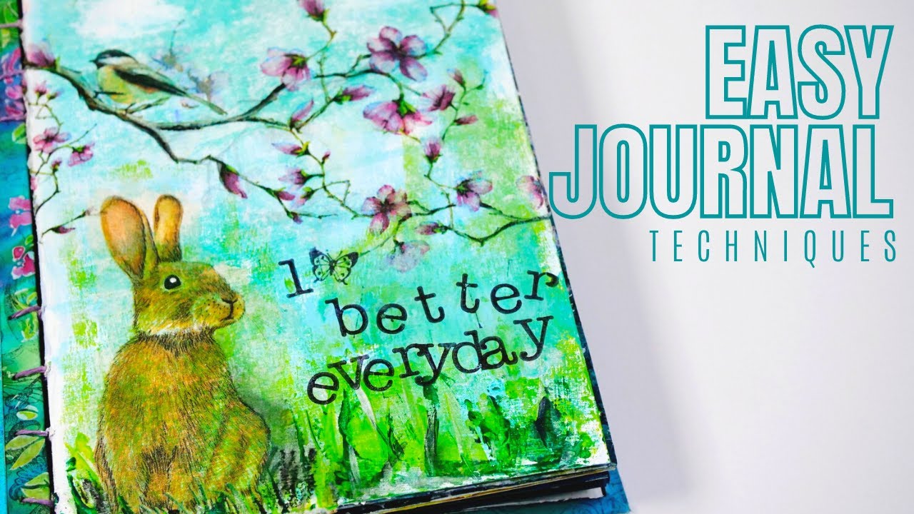 New to Art Journaling? Try this Easy Project using Acrylic Paints and ...