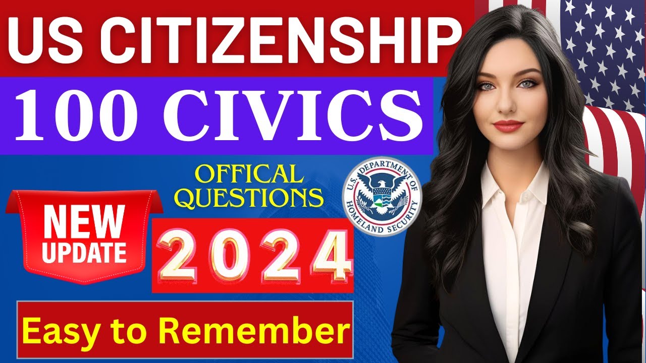 NEW! 100 Civics Questions and Answers (One & Easy Answers) for US ...