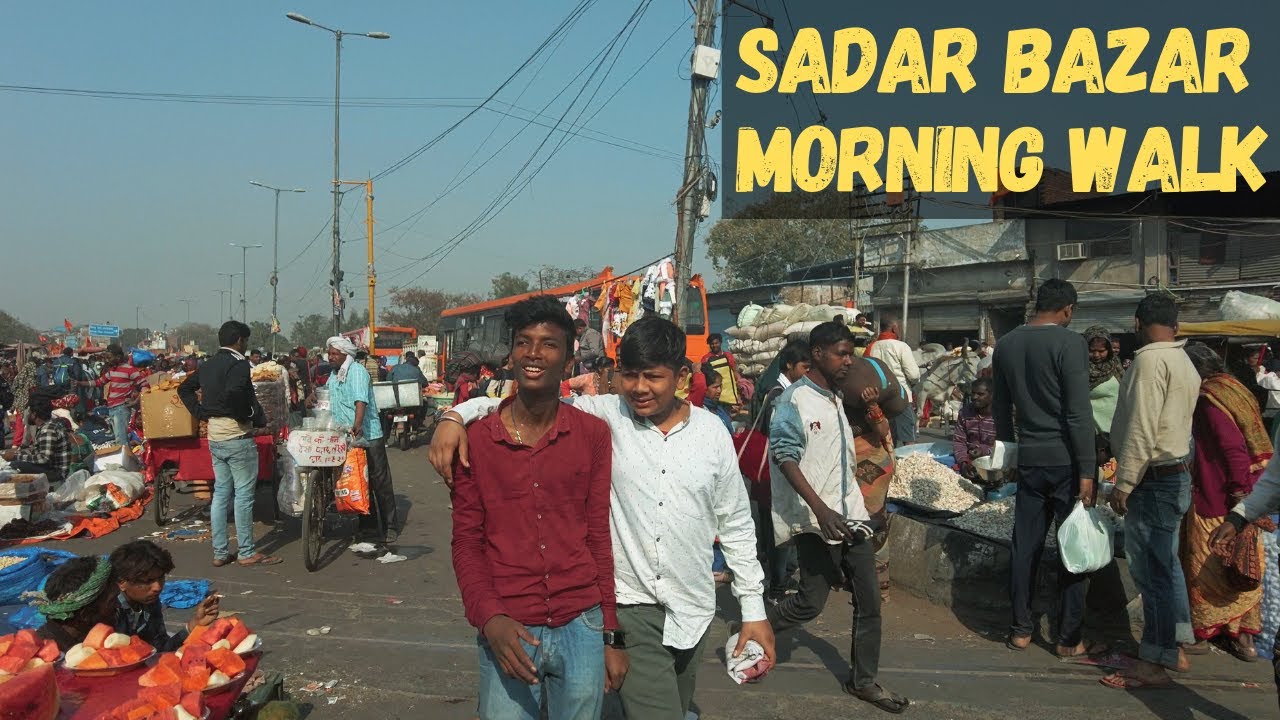Sunday Morning Walk at Sadar Bazar Patri Market | Delhi, India | 4K ...