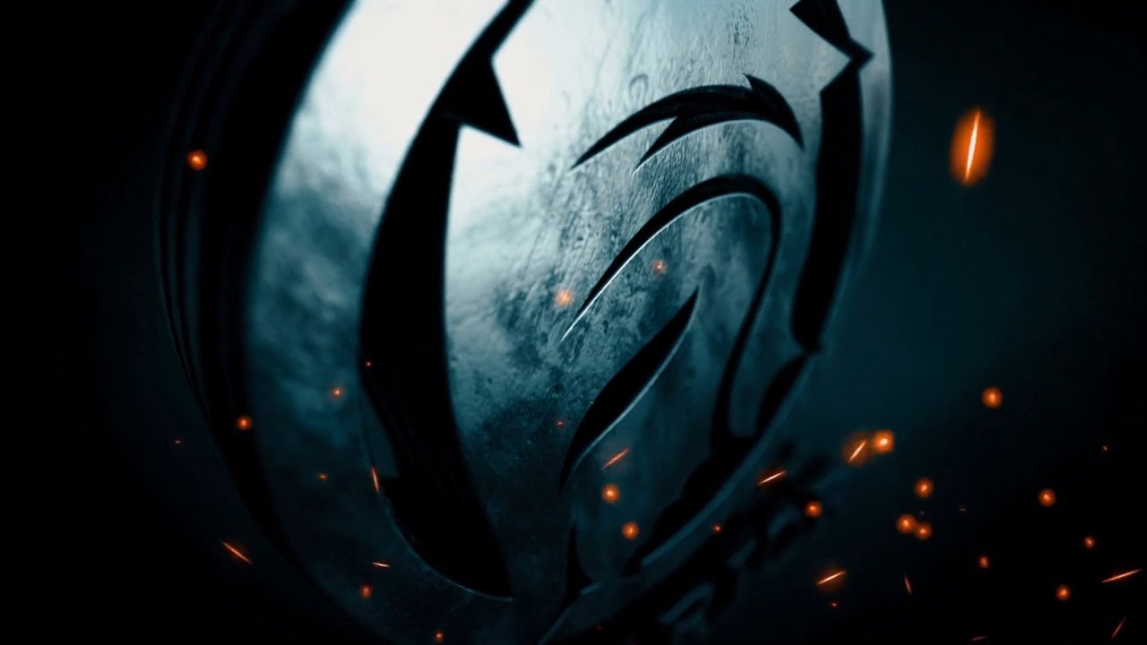 New 3d dark metal logo reveal animation - YouTube
