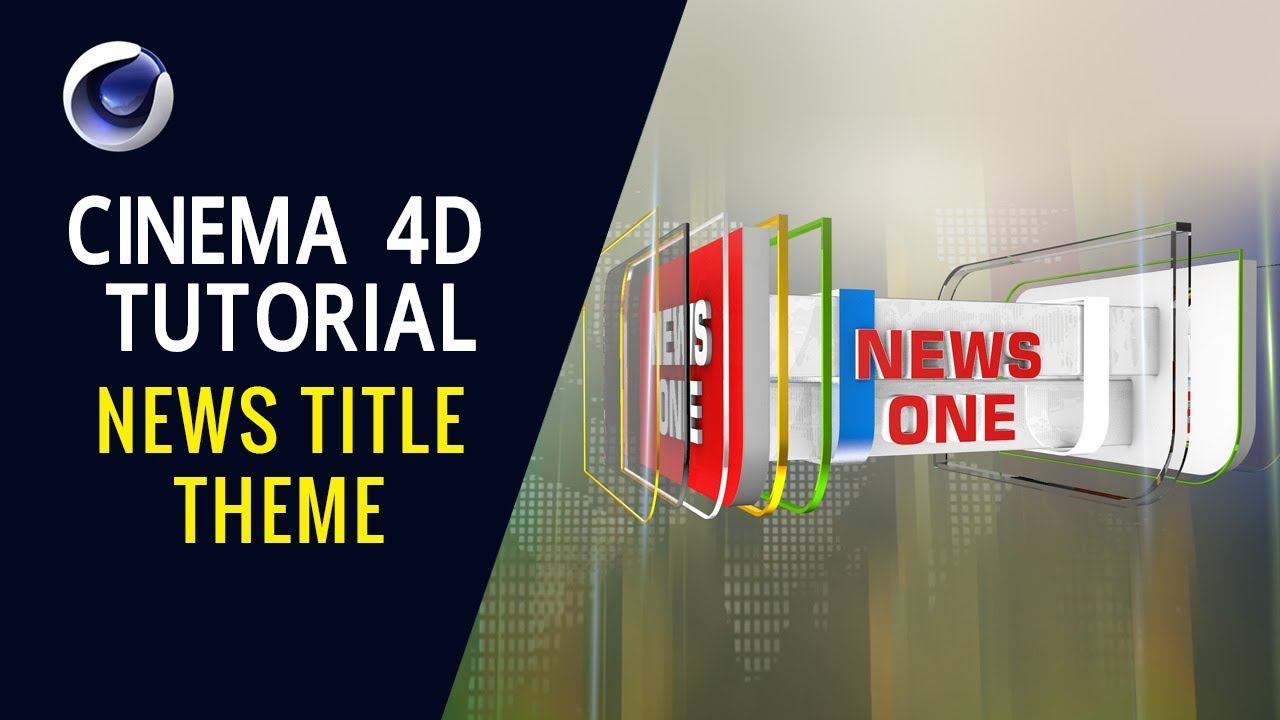 News Title Theme - Cinema 4D Tutorial - YouTube