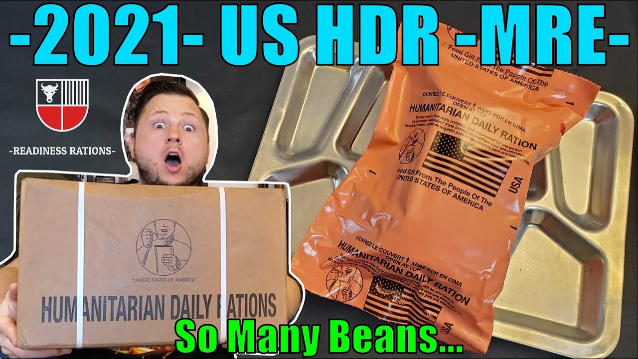 2021 HDR Review | DISAPPOINTING Humanitarian Daily Ration Menu 1 Taste ...