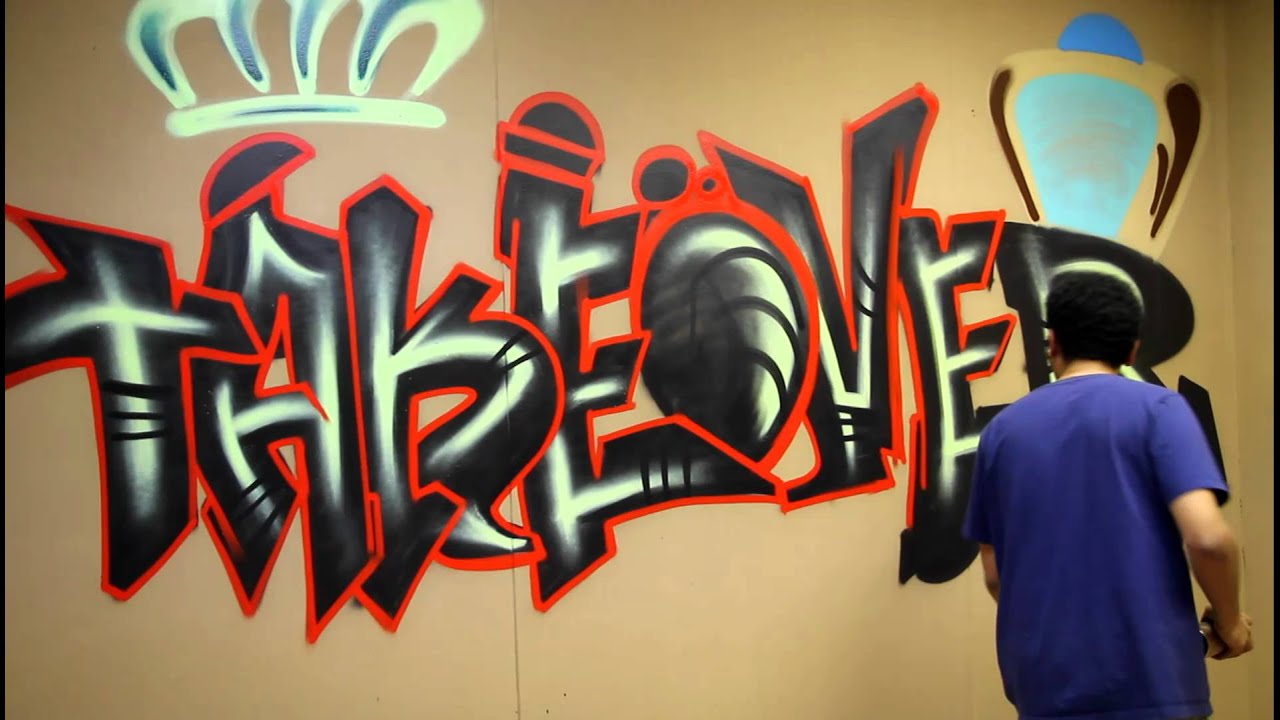 Takeover TV..... Graffiti Art.....by Alex Maldonano - YouTube