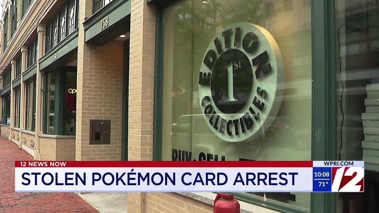 Man charged in Pokémon card smash-and-grab heist - YouTube