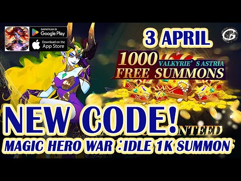 NEW CODE MAGIC HERO WAR: IDLE 1K SUMMON GIFTCODE & HOW TO REDEEM - MOBILE GAME 2 APRIL (ANDROID ...