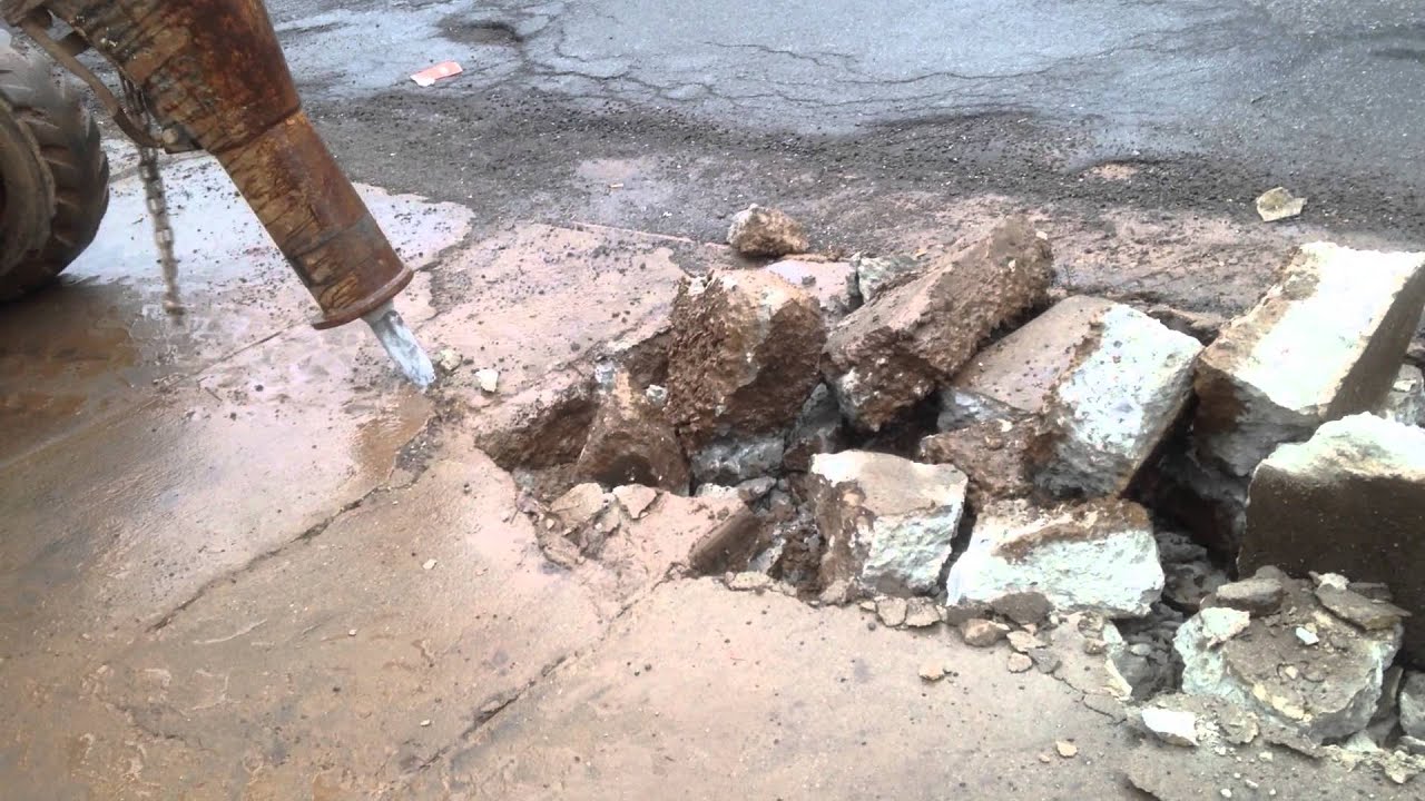 S185 Breaking Concrete - YouTube
