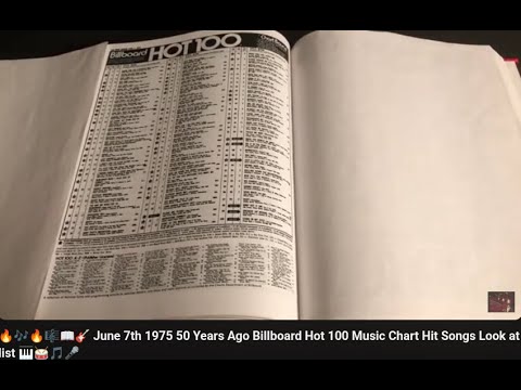 🔥🎶🔥🎼📖🎸 June 7th 1975 50 Years Ago Billboard Hot 100 Music Chart Hit ...