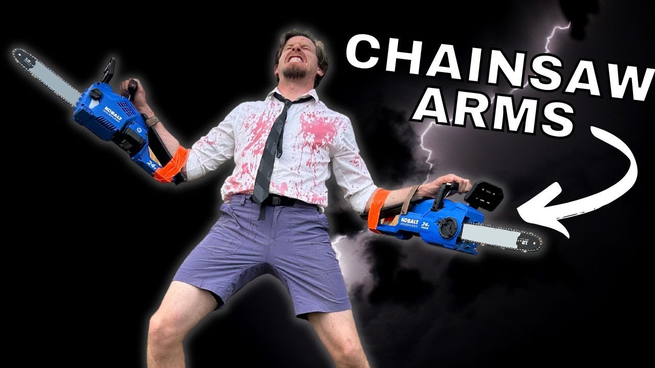 I Built Chainsaw Arms Then Things Got Weird... - YouTube
