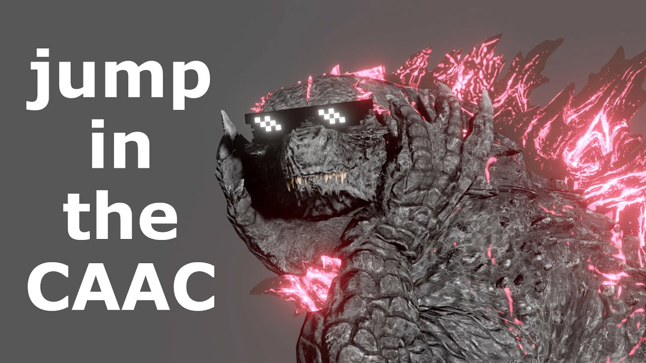 Godzilla Evolved Jump In The CAAC ! Godzilla Evolved Animation - YouTube