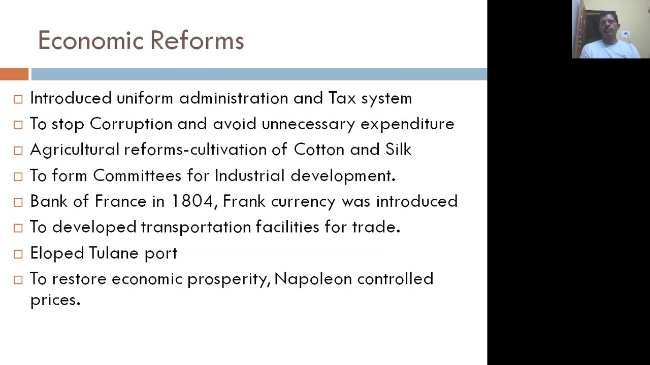 Napoleon Bonaparte- Reforms - YouTube