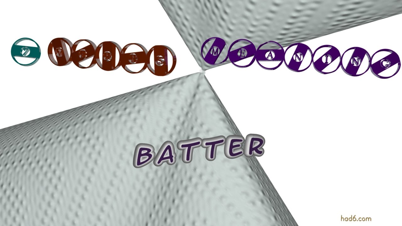 batter - 14 verbs which mean batter (sentence examples) - YouTube