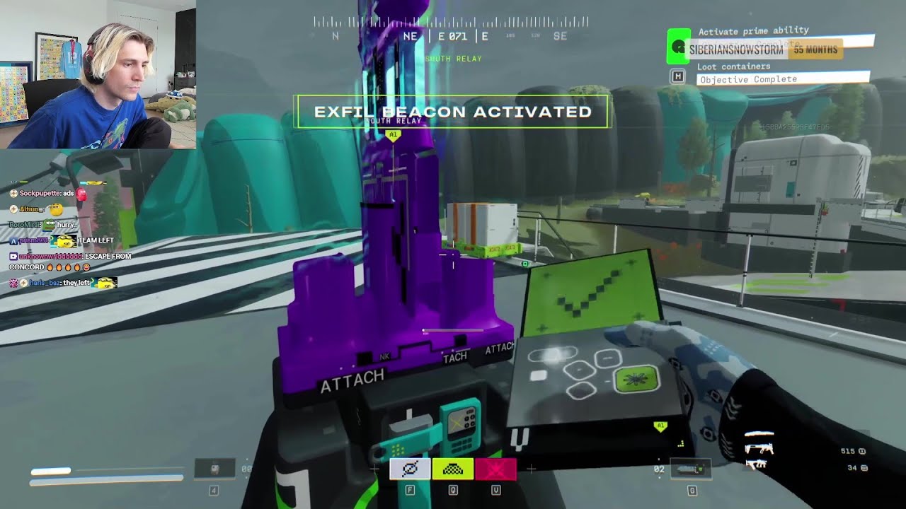 xQc Sees the Extraction Animation for The First Time Ever - YouTube