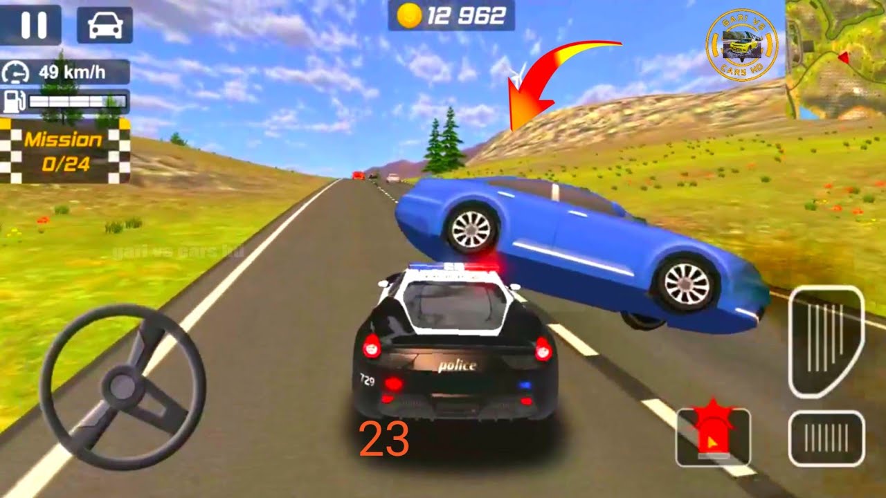 HD police vs gari game #723 police Gameplay Best Car Games Drift Gari ...