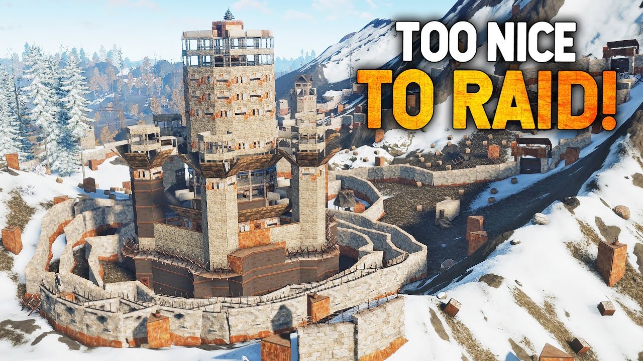 THE BASE THAT'S TOO NICE TO RAID! - Rust - YouTube