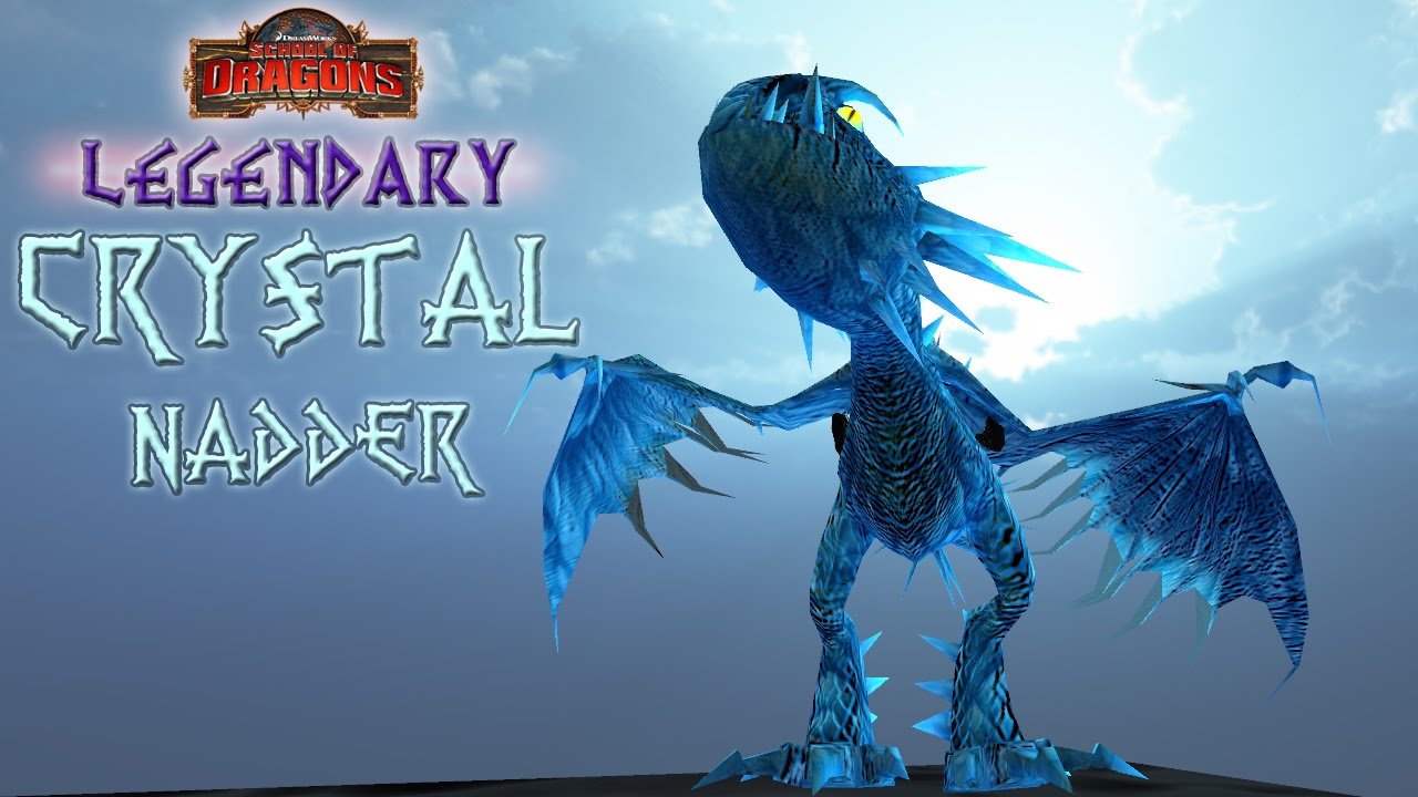 LEGENDARY Ice Crystal Deadly Nadder SKIN! School of Dragons - YouTube