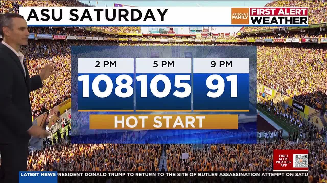Excessive heat warning remains in effect across Phoenix - YouTube
