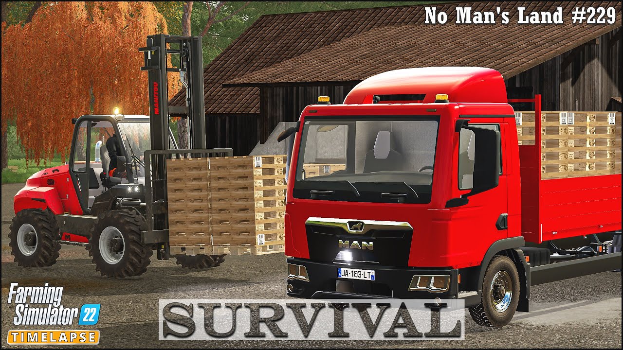 Survival in No Man's Land Ep.229🔹Collecting & Selling Poplar Bio Bales ...