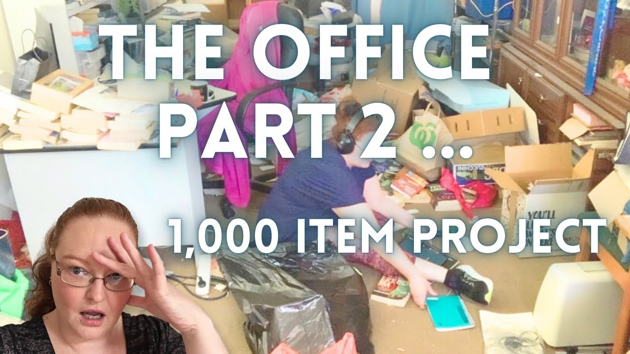 The Office ... Part 2 / 1,000 Item Declutter Project - YouTube