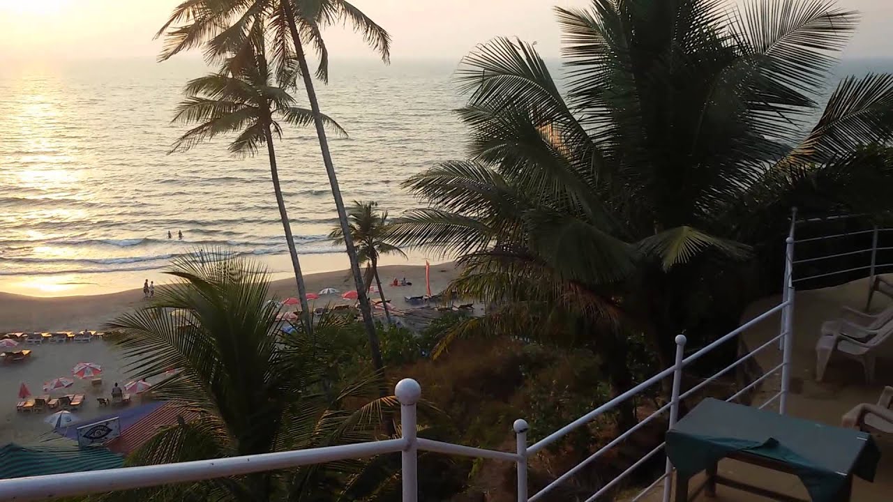 goa vagator nine bar sunset - YouTube