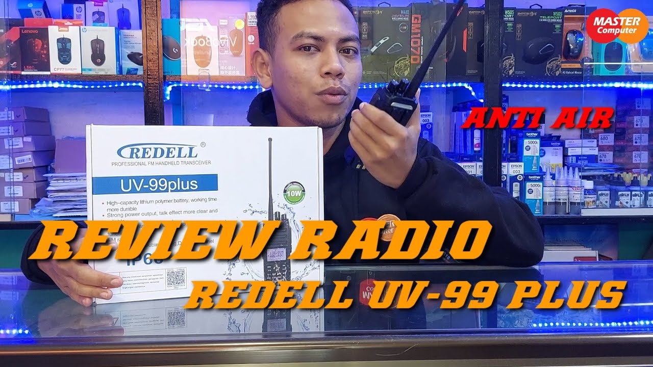 REVIEW RADIO ANTI AIR REDELL UV-99 PLUS || Master Computer - YouTube