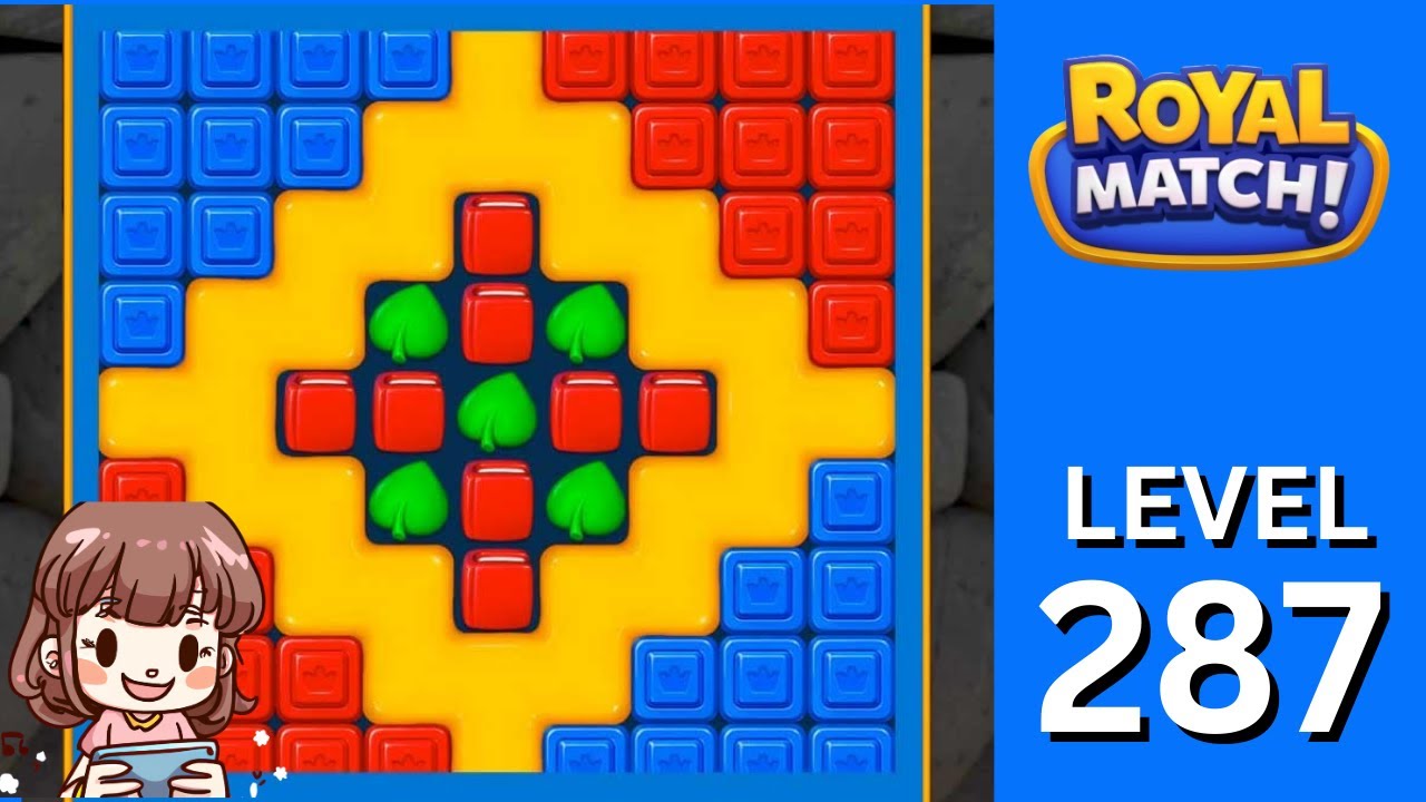 Royal Match Level 287 Walkthrough Solution 👑⚜️ - YouTube