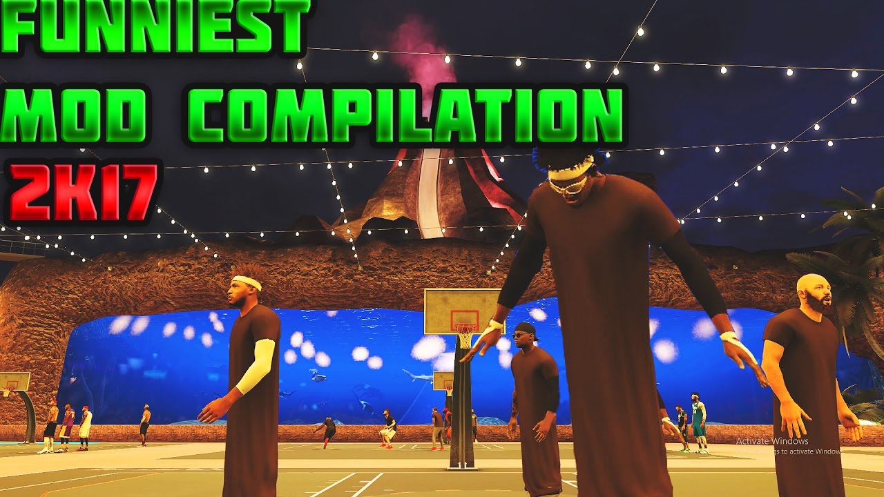 NBA 2K17 - CRAZIEST MODS/GLITCHES 😂😂😂 - YouTube