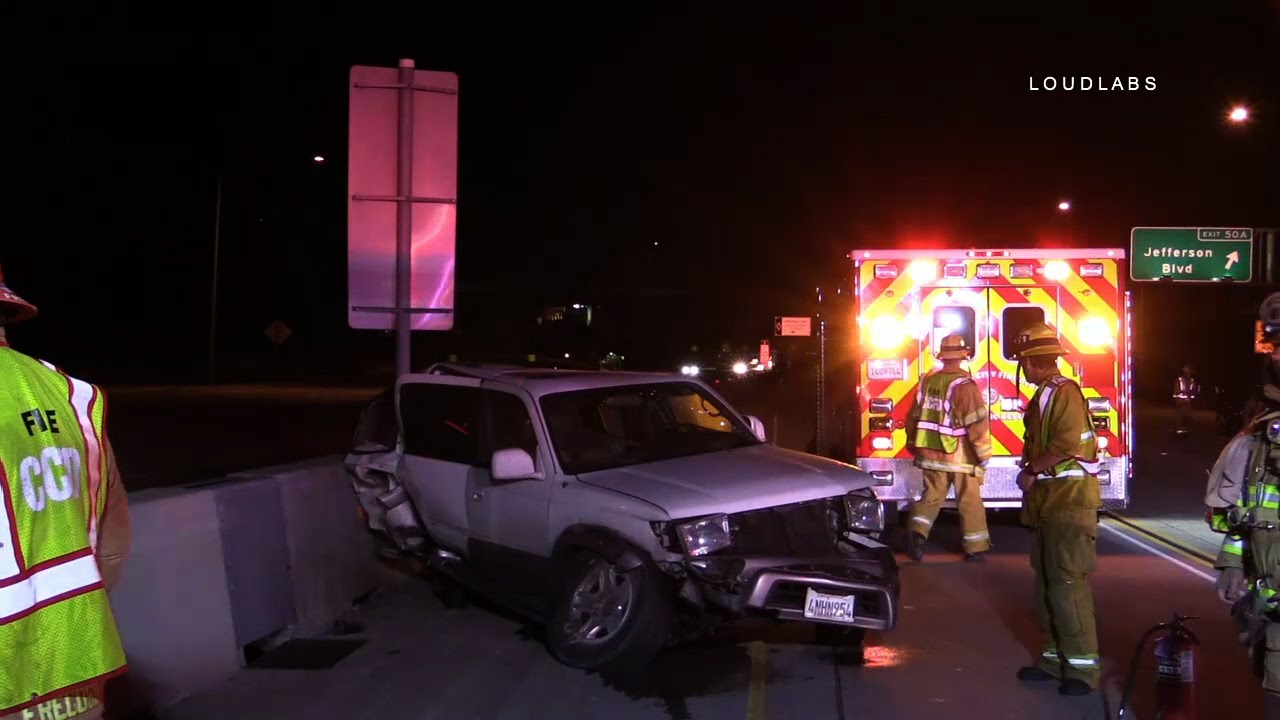 SB 405 FWY Crash / Los Angeles RAW FOOTAGE - YouTube