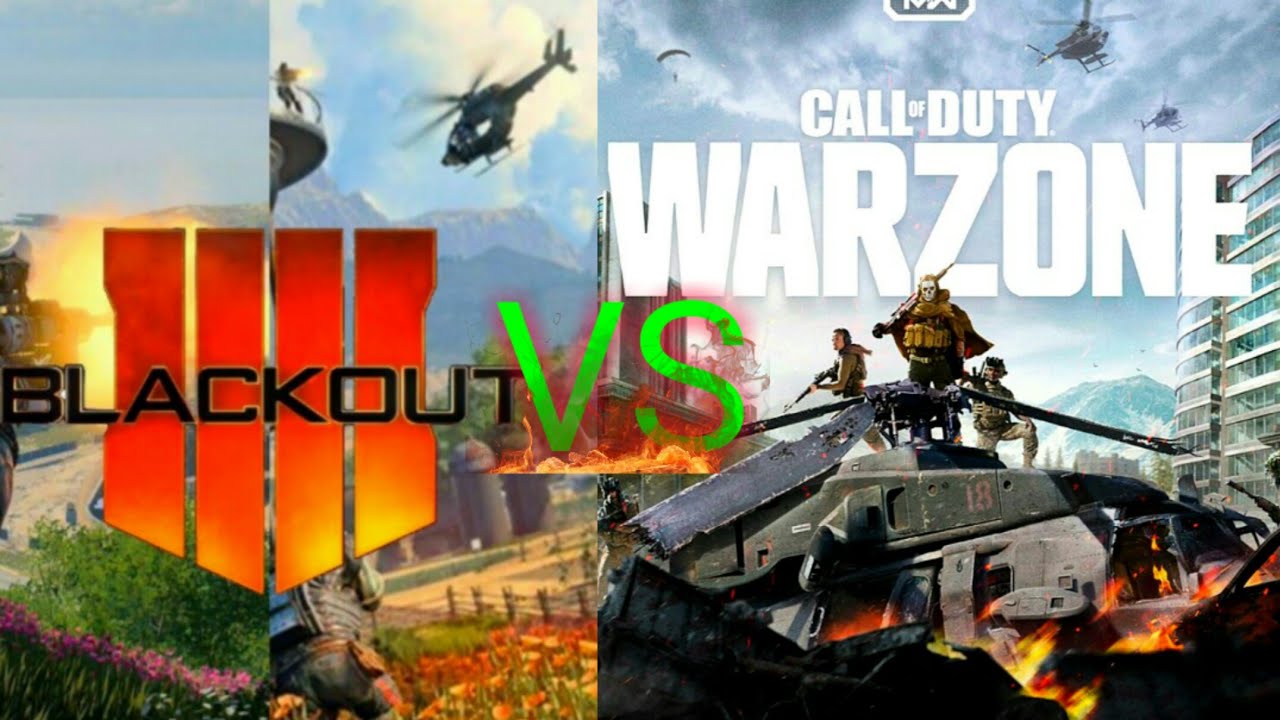 BLACKOUT VS WARZONE - YouTube