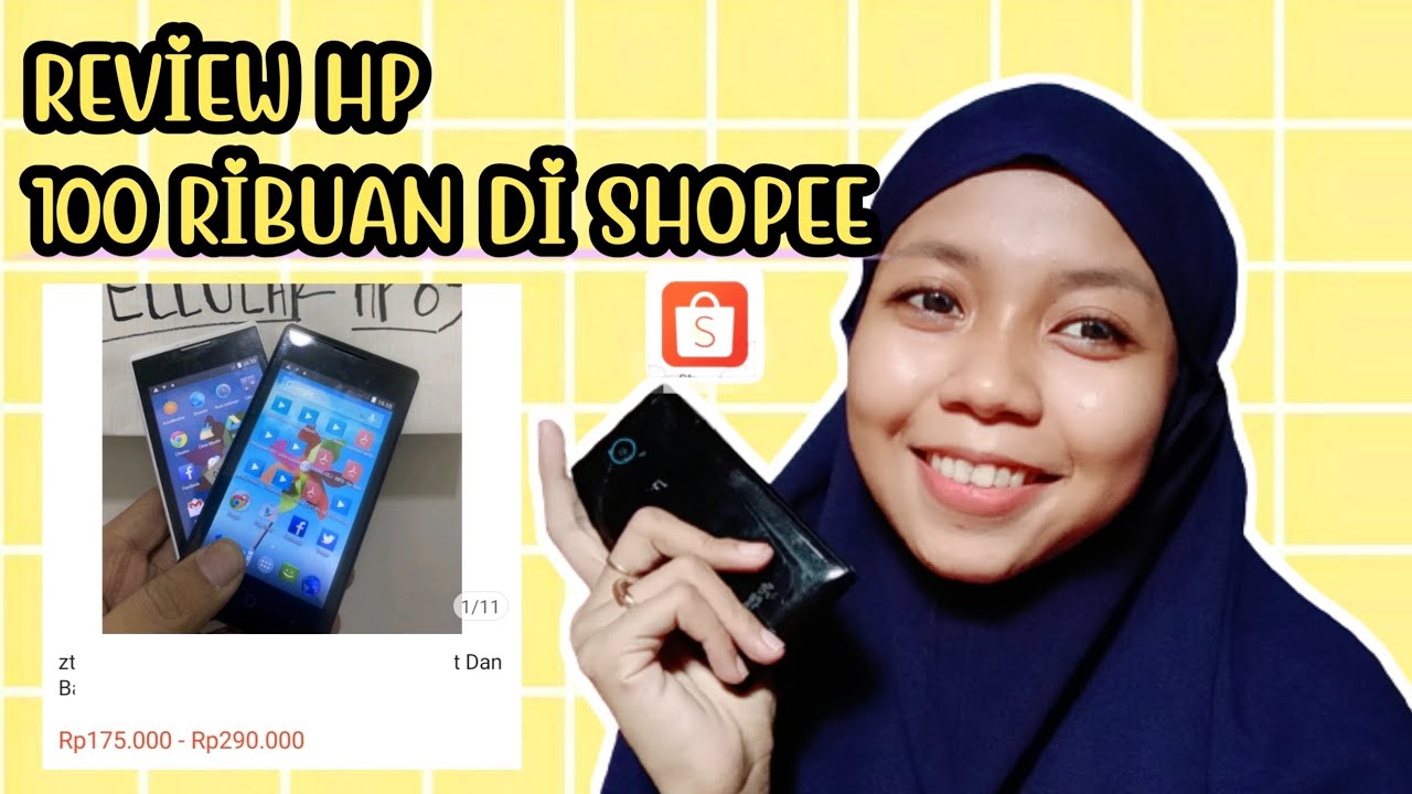 Unboxing hp 100 ribu di shopee| Review hp ZTE - YouTube