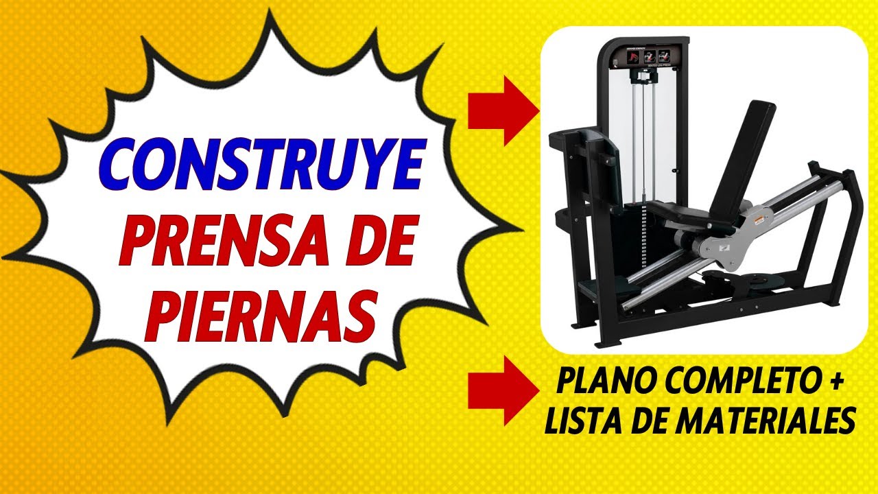 Como construir Prensa de Piernas sentado H4mmer Strength - YouTube