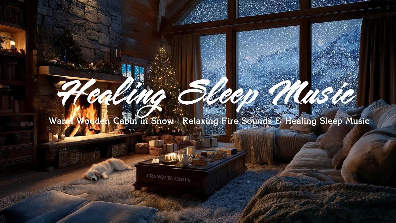 Sleep Better Tonight with Soothing Fire Sounds & Music - YouTube